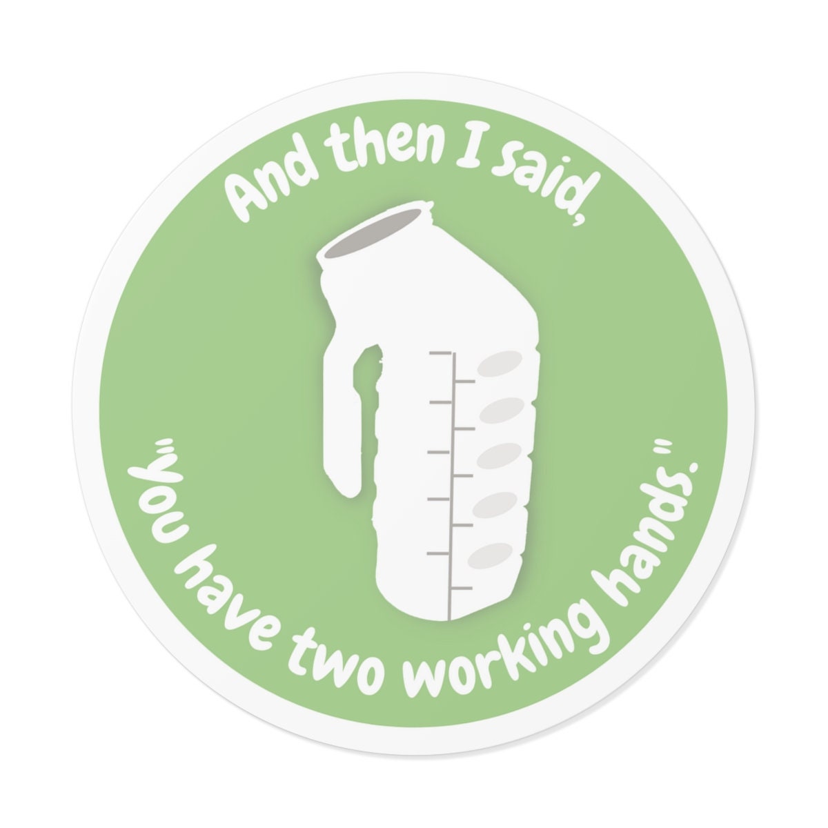 Urinal Sticker | Nursing Humor - Etsy
