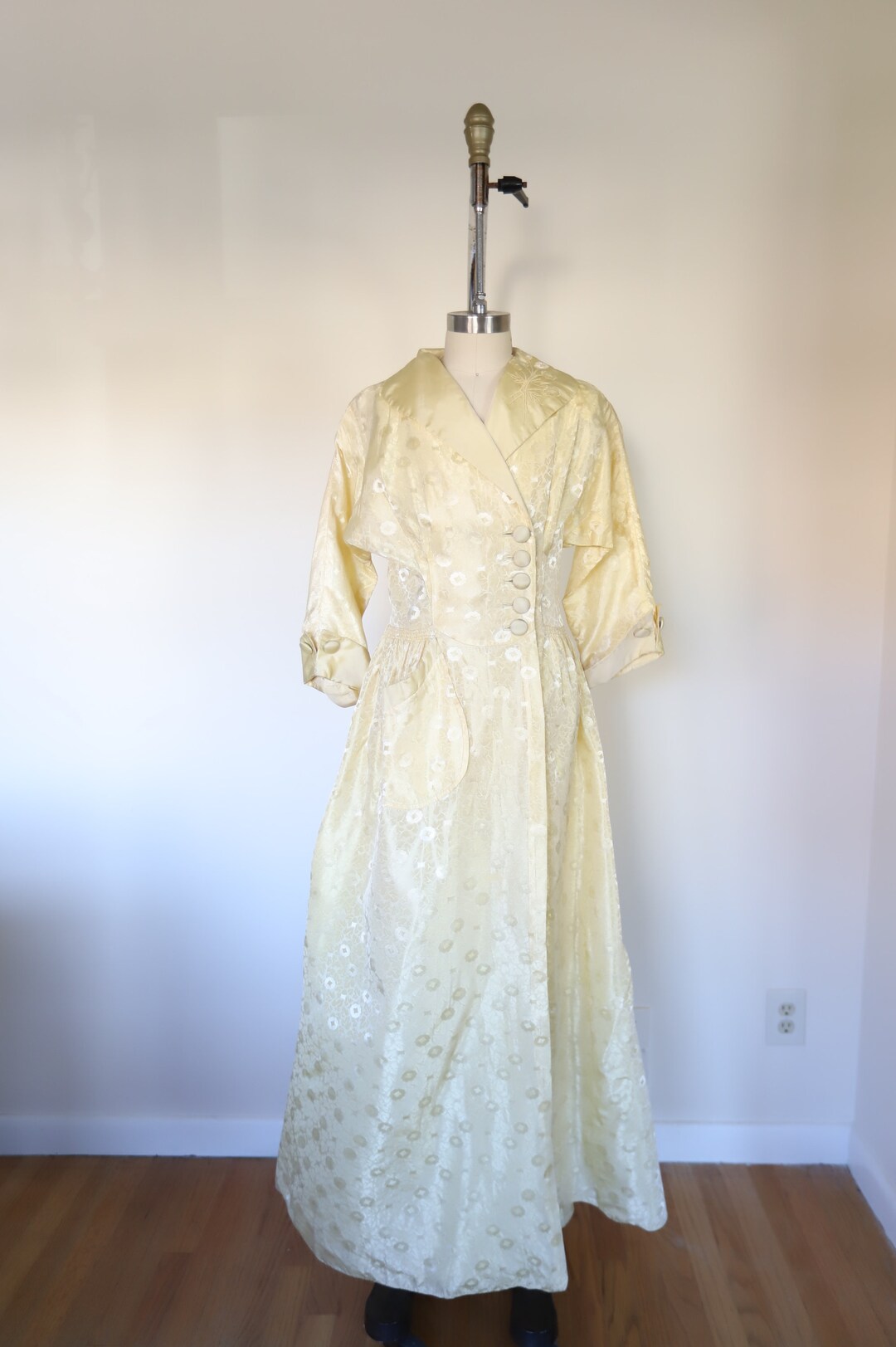 1930s Vintage Brocade Duster Robe - Etsy