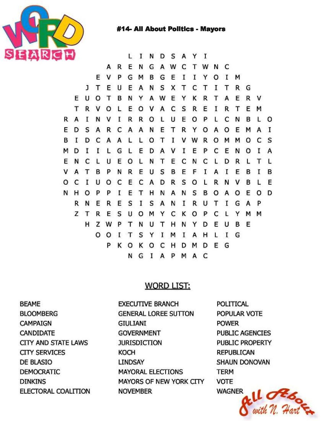 Love New York Word Search Printable Puzzle for Adults - Etsy