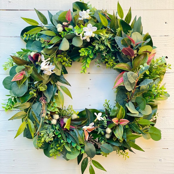 Modern Wreath - Etsy