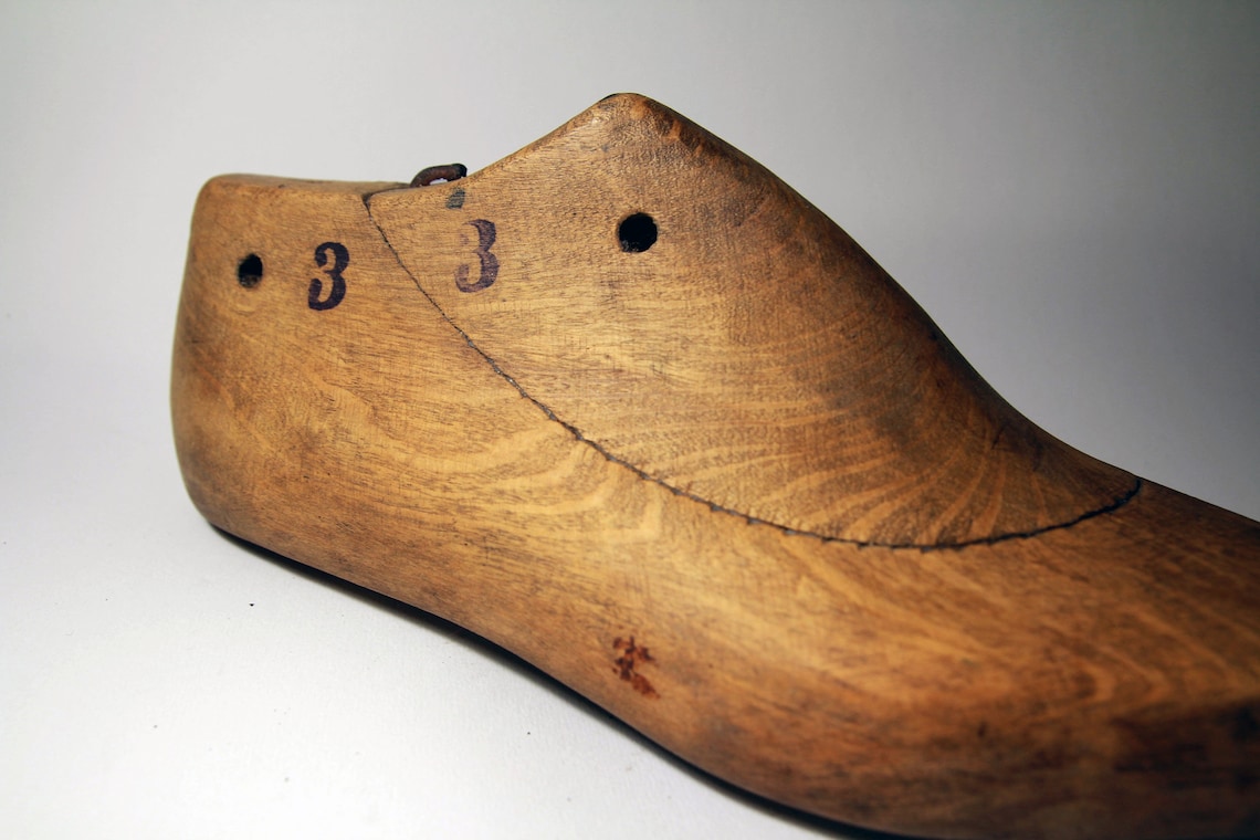 Moldes de zapatos de madera decorativos vintage duras de | Etsy