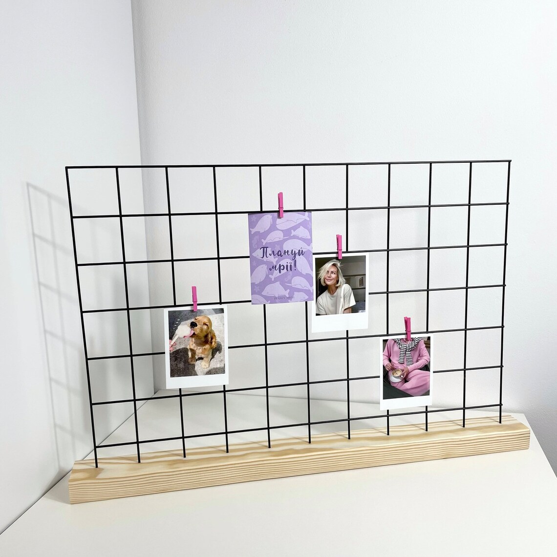 Grid Frame, Wire Memo Board, Polaroid Photo Display, Instax Photo ...
