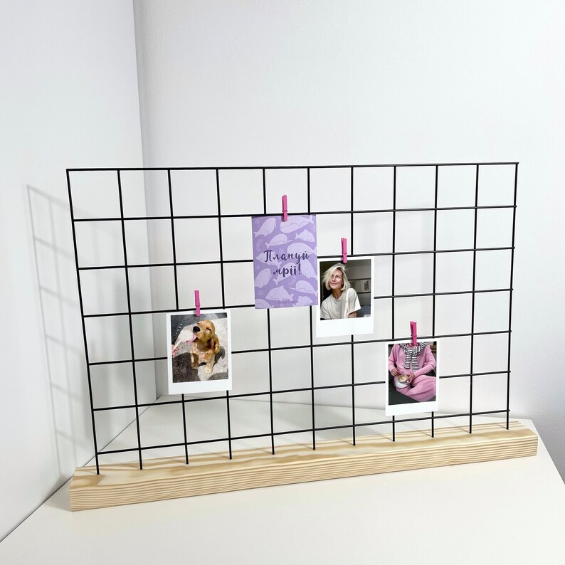 Grid Frame, Wire Memo Board, Polaroid Photo Display, Instax Photo ...