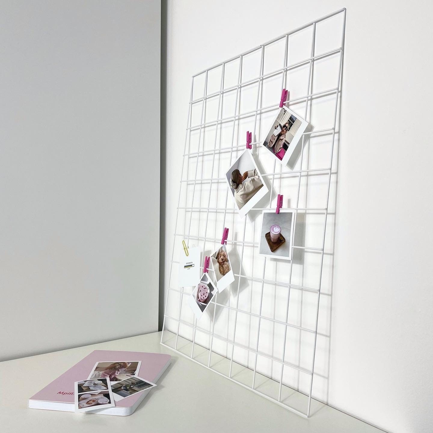 Wall Wire Grid in 3 Sizes & 9 Colors, Wall Vision Board, Metal ...