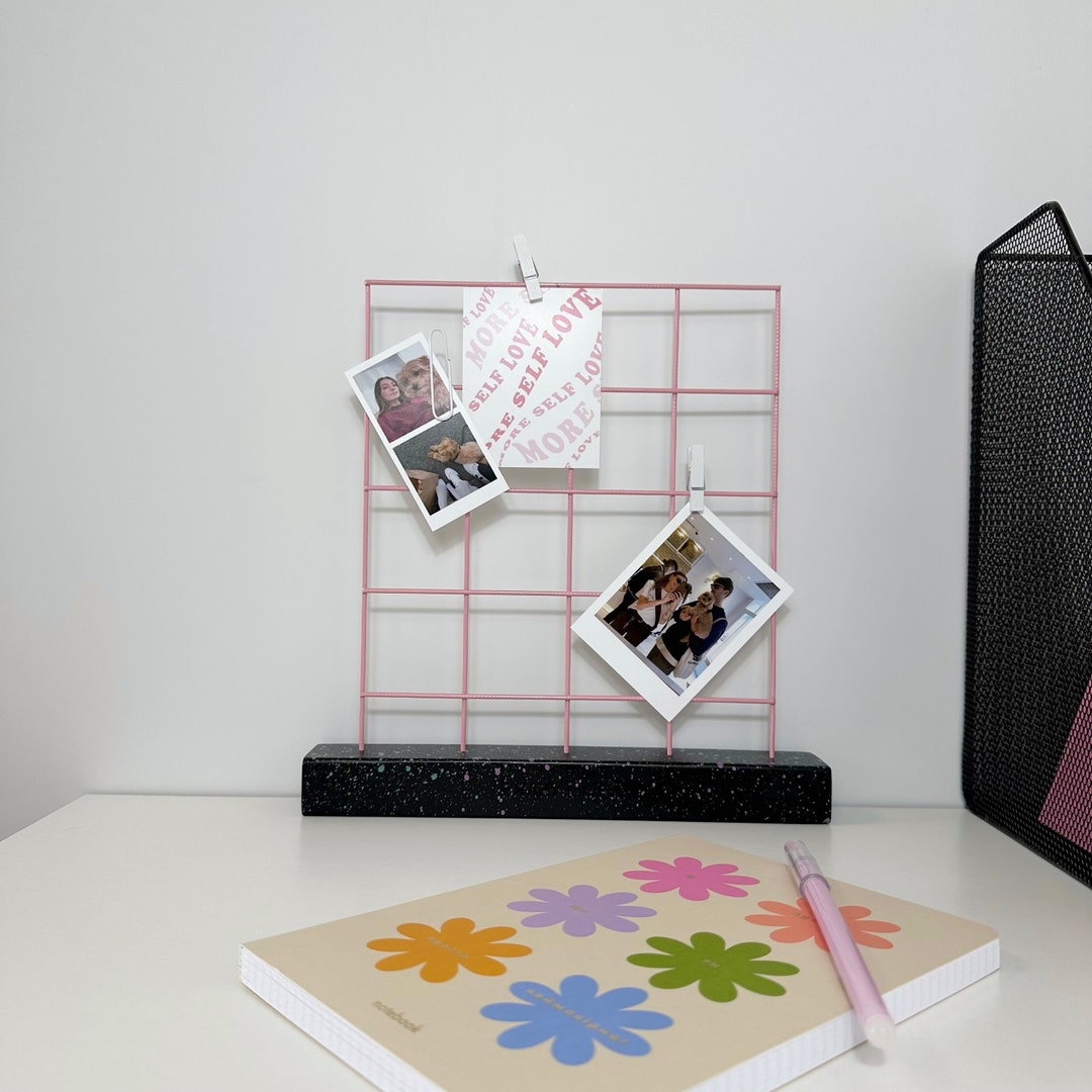 Wire Wall Grid, Memo Board for Study Room Decor, Office Organization ...