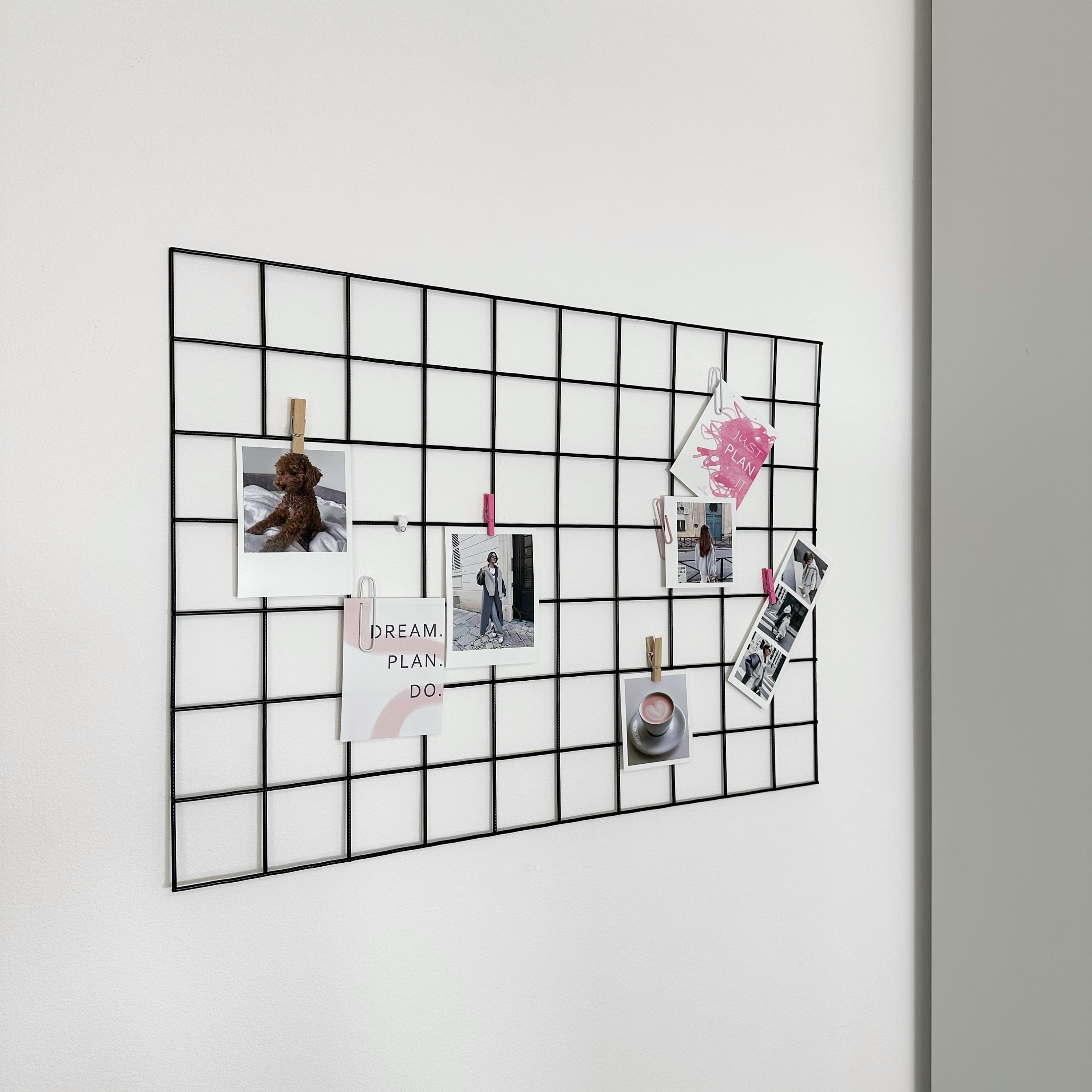 Room Wall Decor: Wire Wall Grid in 3 Sizes & 9 Colors, Room Decor ...