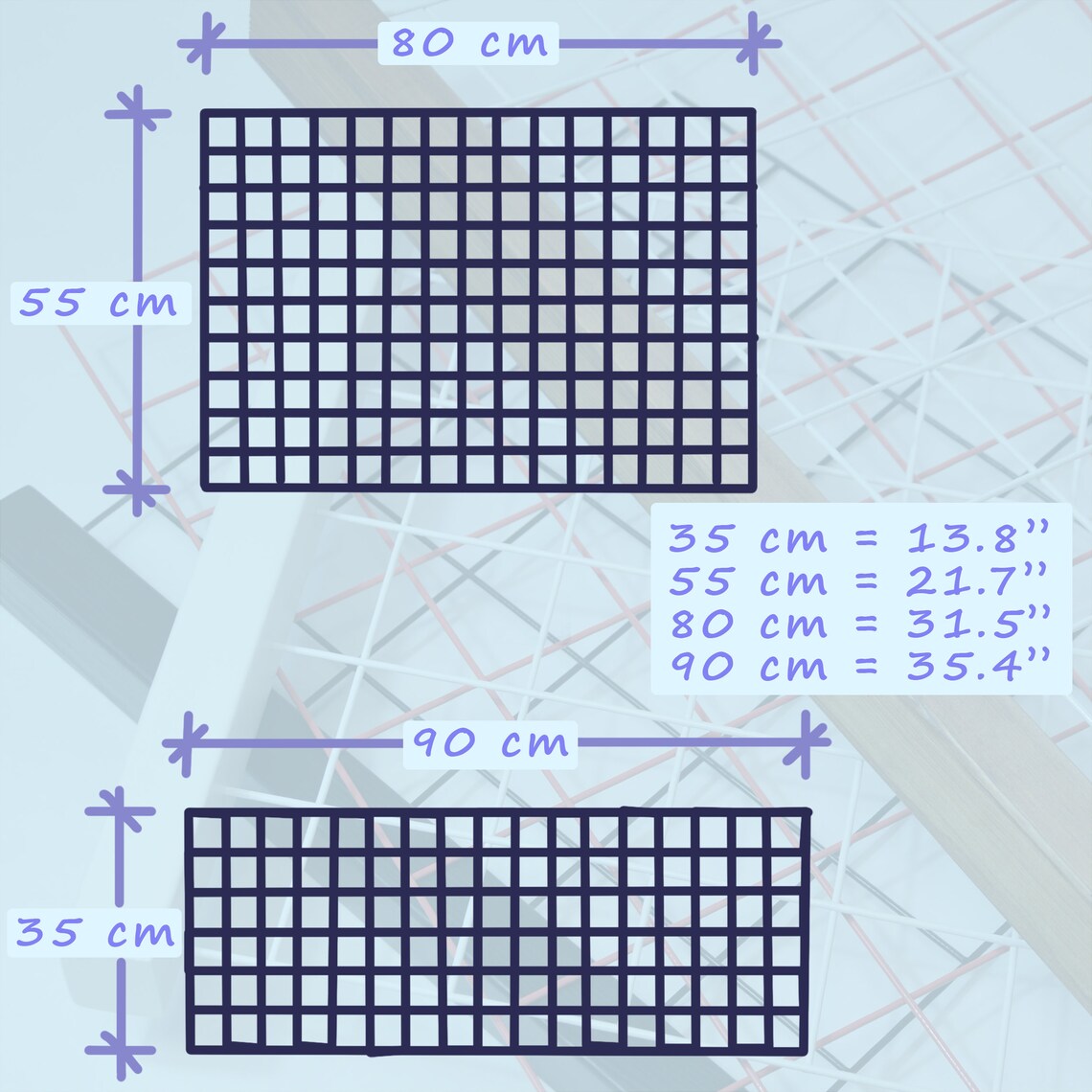Wire Wall Grid Mood Board Photo Frame Wire Memo Board - Etsy