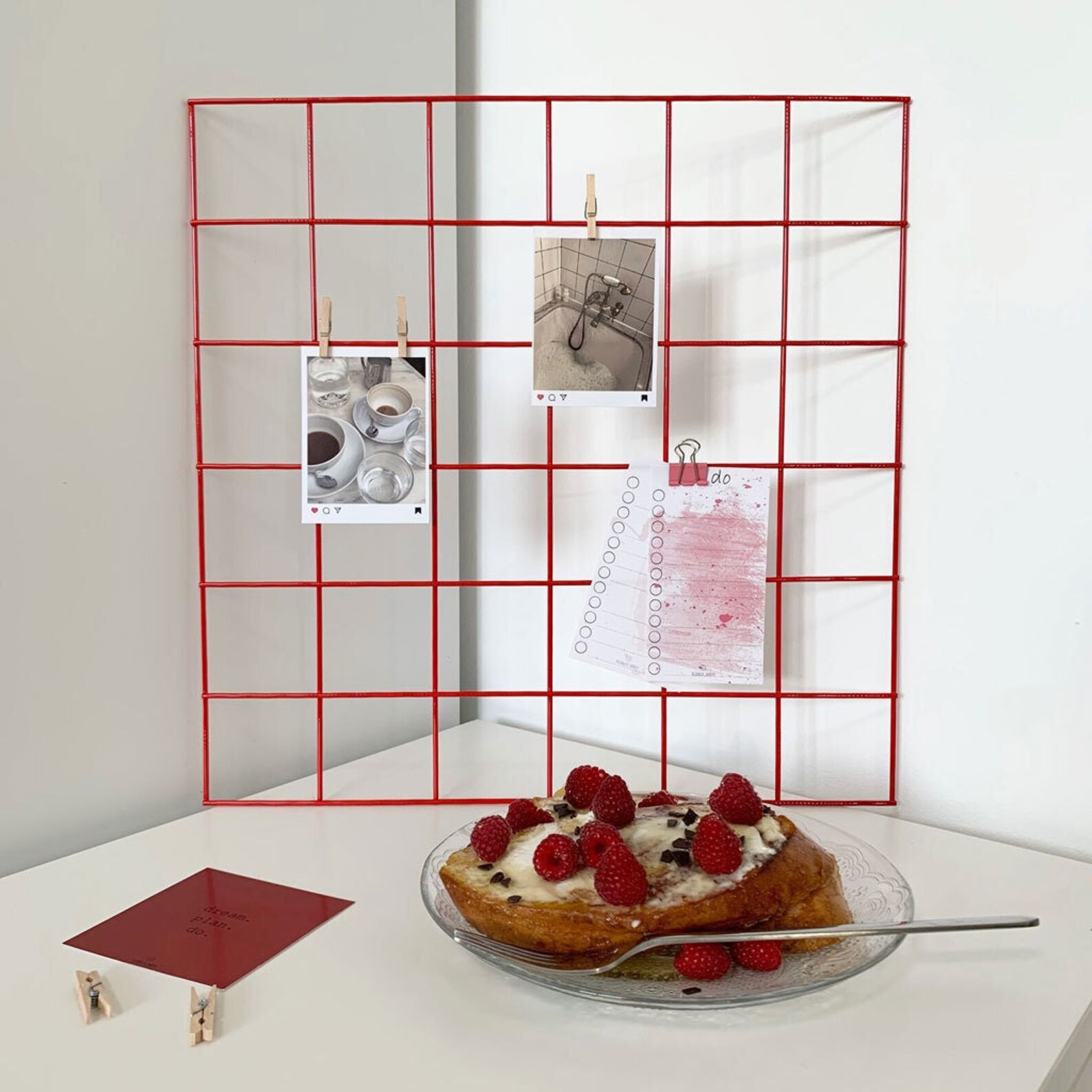 Room Wall Decor: Wire Wall Grid in 3 Sizes & 9 Colors, Room Decor ...