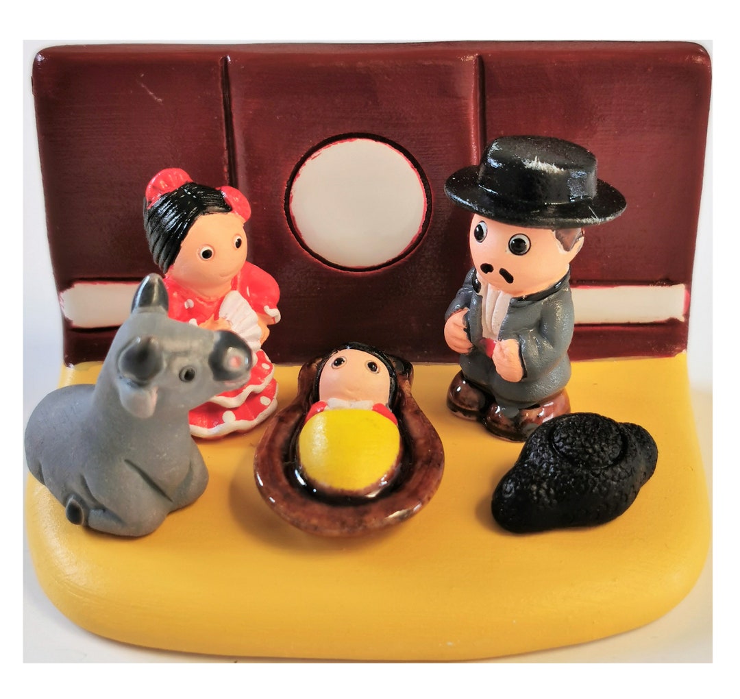 CRECHE Ceramic BLOCK 8x7cm - SPAIN - Etsy