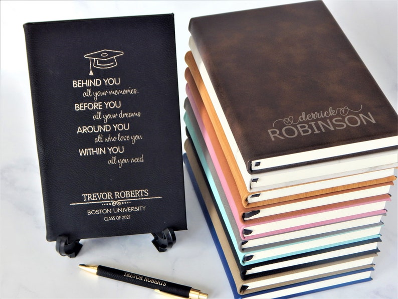 Engraved Graduation Gift: Custom Friend Notebook Journal - Etsy