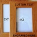 Rustic Picture Frame Personalized Photo Frames Custom - Etsy