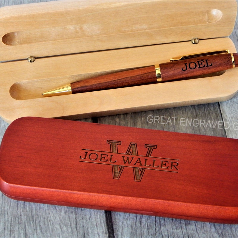 Wood Pen Case - Etsy