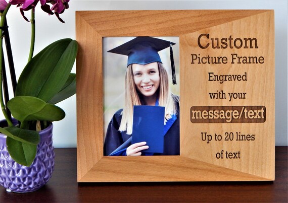 Personalized Frame Custom Engraved Wood Frames Wedding - Etsy