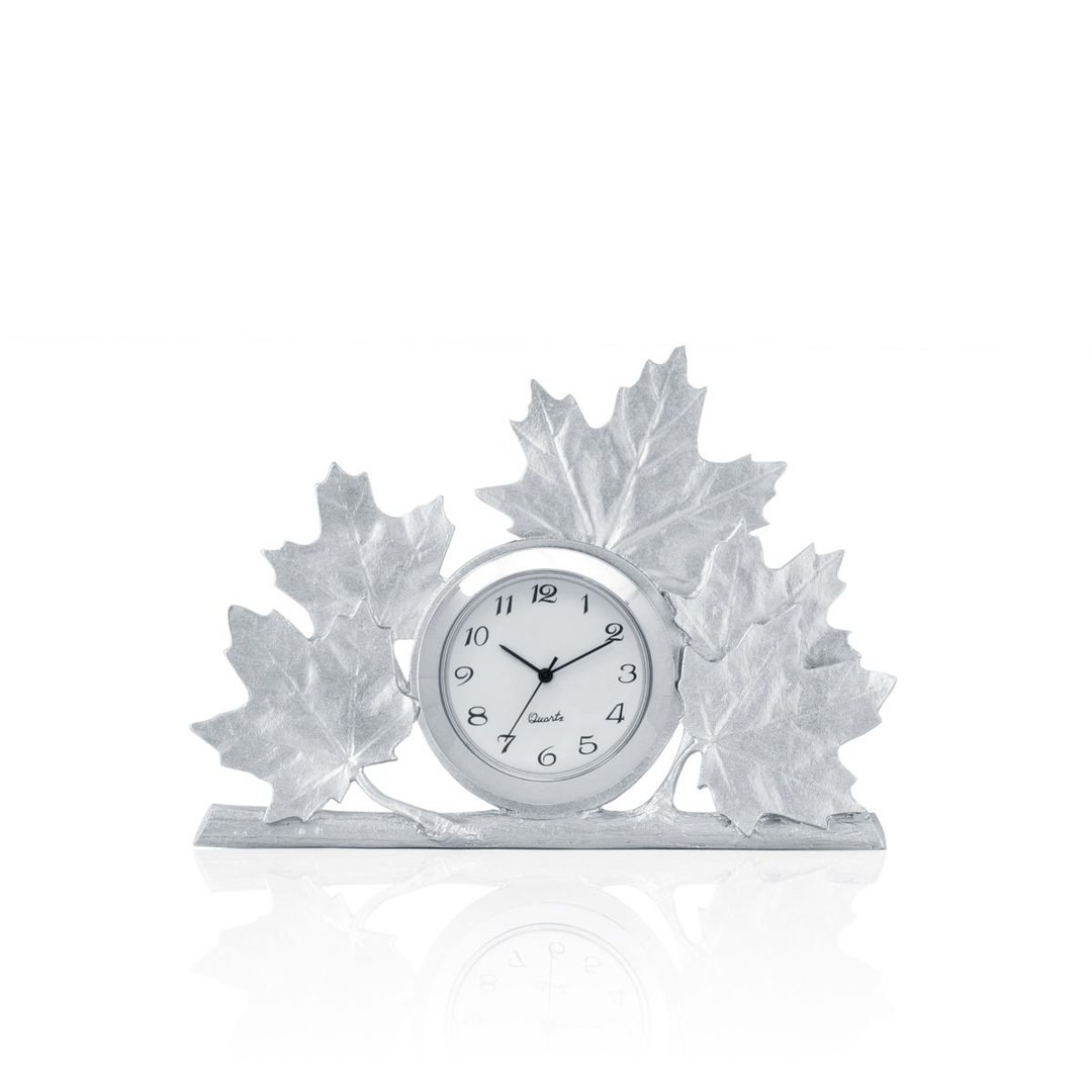 Maple Leaf Clock | Pewter Clock | Handcrafted Gifts - Etsy