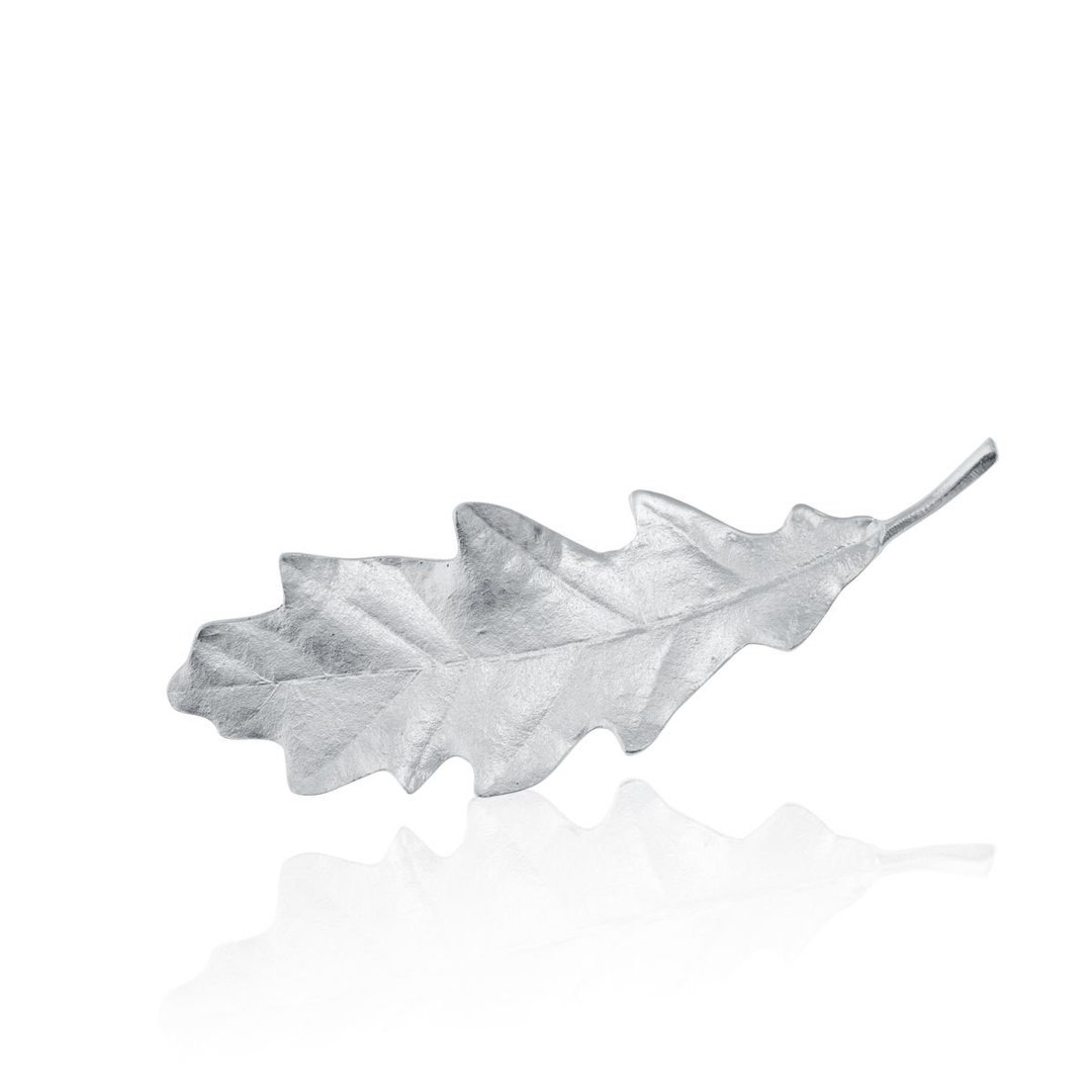 Oak Leaf Sculpture | Pewter Figurine | Handcrafted Gifts - Etsy