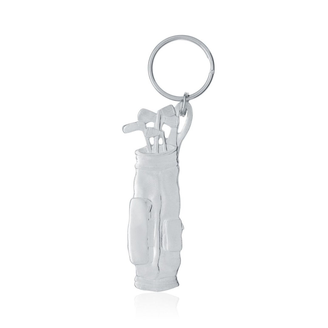 Golf Bag Key Ring | Pewter Key Ring | Canadian Gifts - Etsy