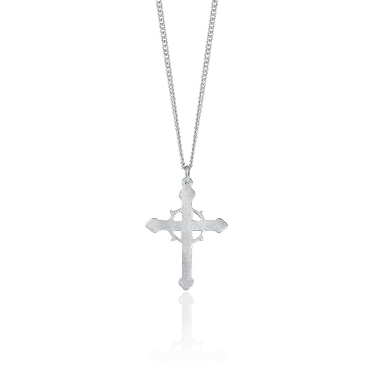 Acadian Cross Necklace | Handcrafted Pewter Necklace | Acadian Gifts - Etsy