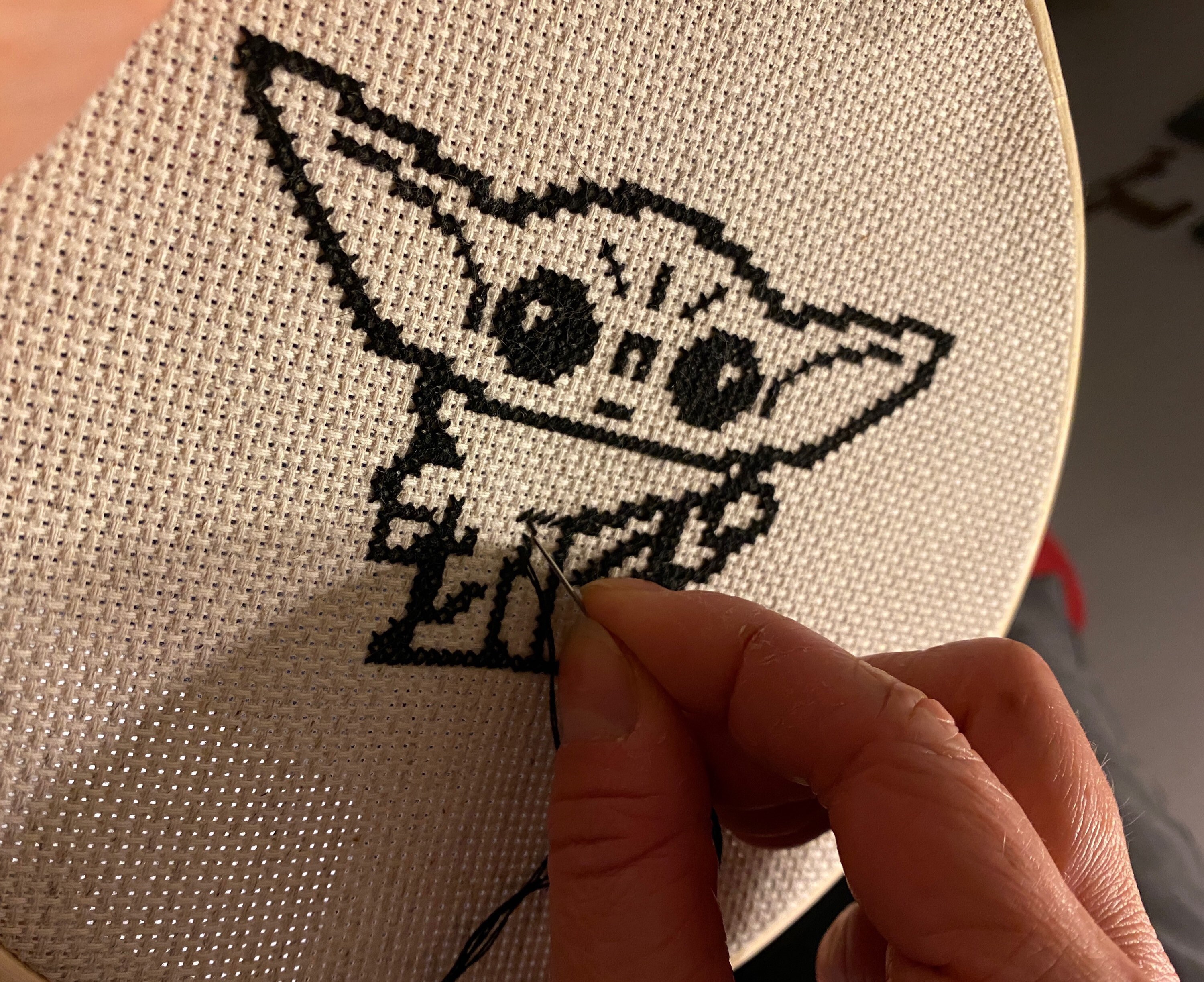 Baby Alien Cross Stitch Pattern, Embroidery, Small Hoop Art, Subversive ...