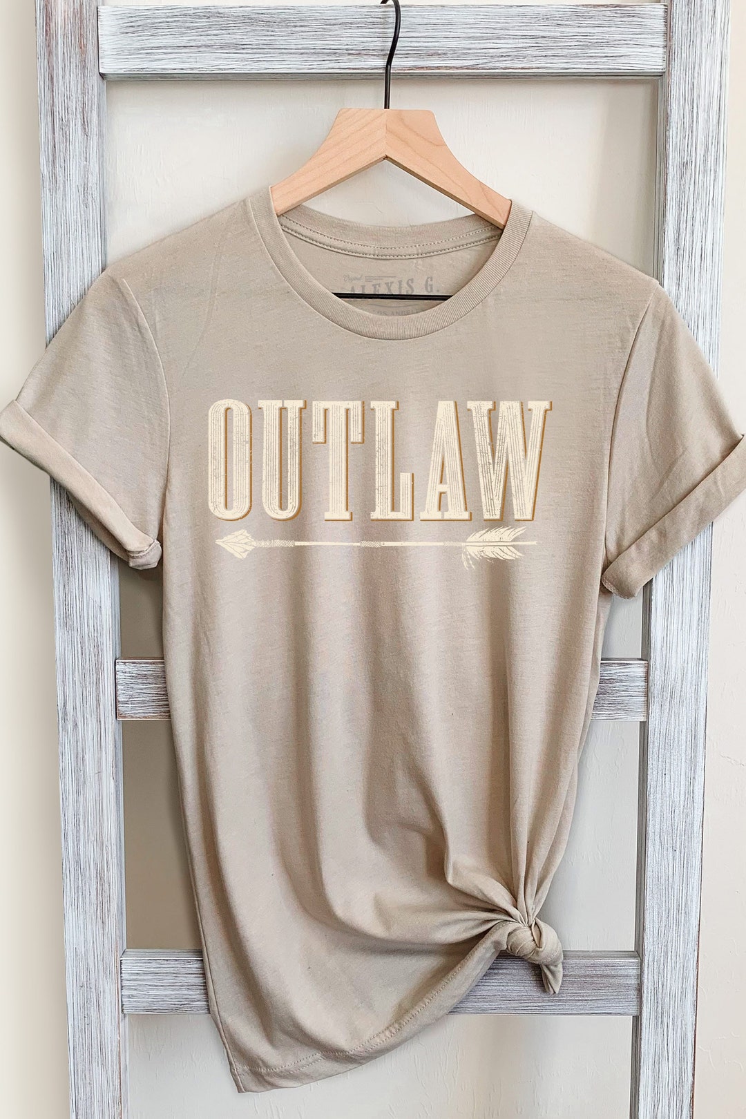 Outlaw Graphic Tee: Western Rodeo Shirt - Etsy