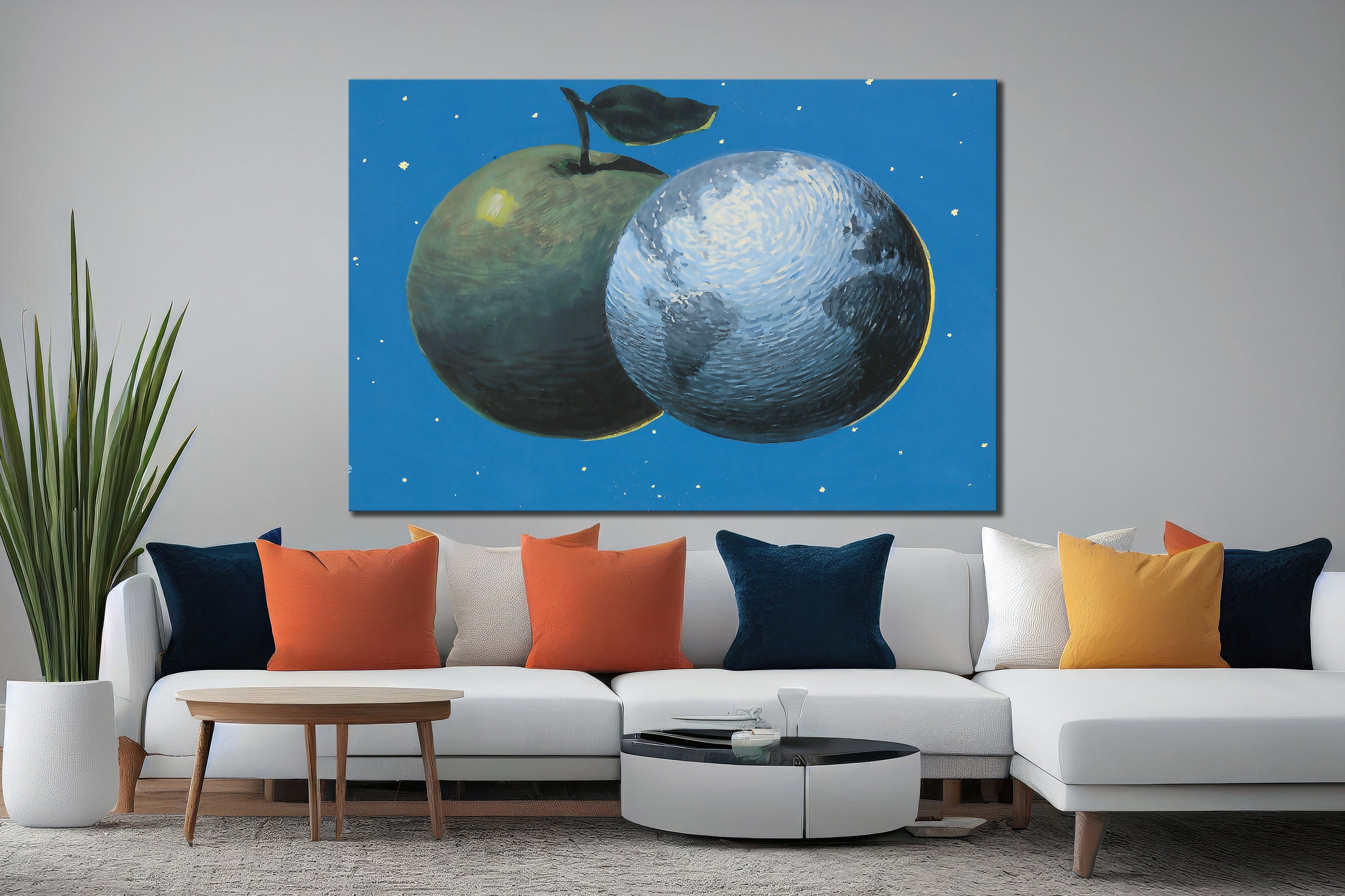 Rene Magritte Surrealism Wall Art Modern Rene Magritte Oil Painting ...