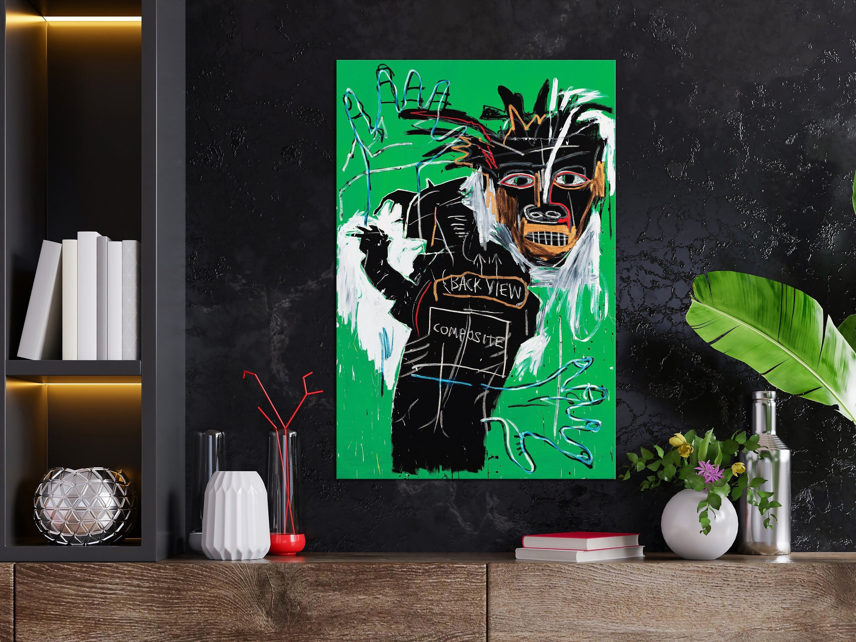 Neo Expressionism Art Print Pop Art Canvas Graffiti Wall Art - Etsy