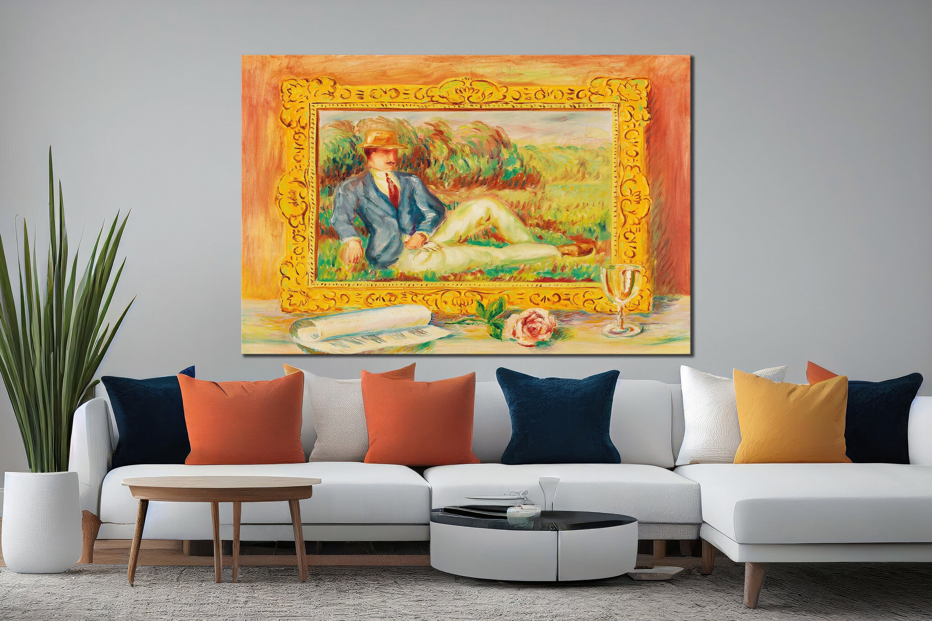 Rene Magritte 1943 Reproduction Canvas Print Contemporary Surrealism ...