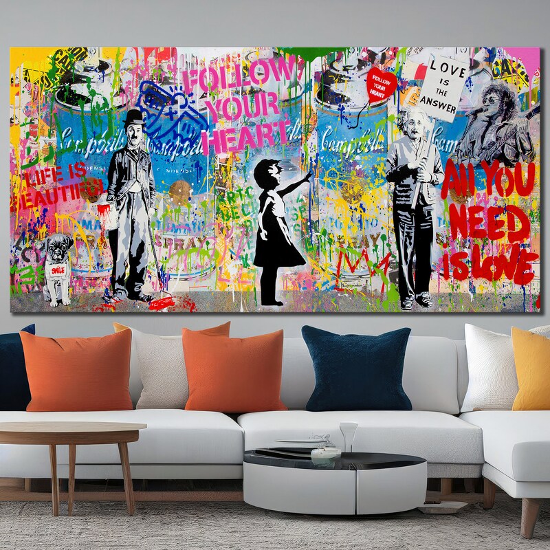 Graffiti Art Canvas - Etsy