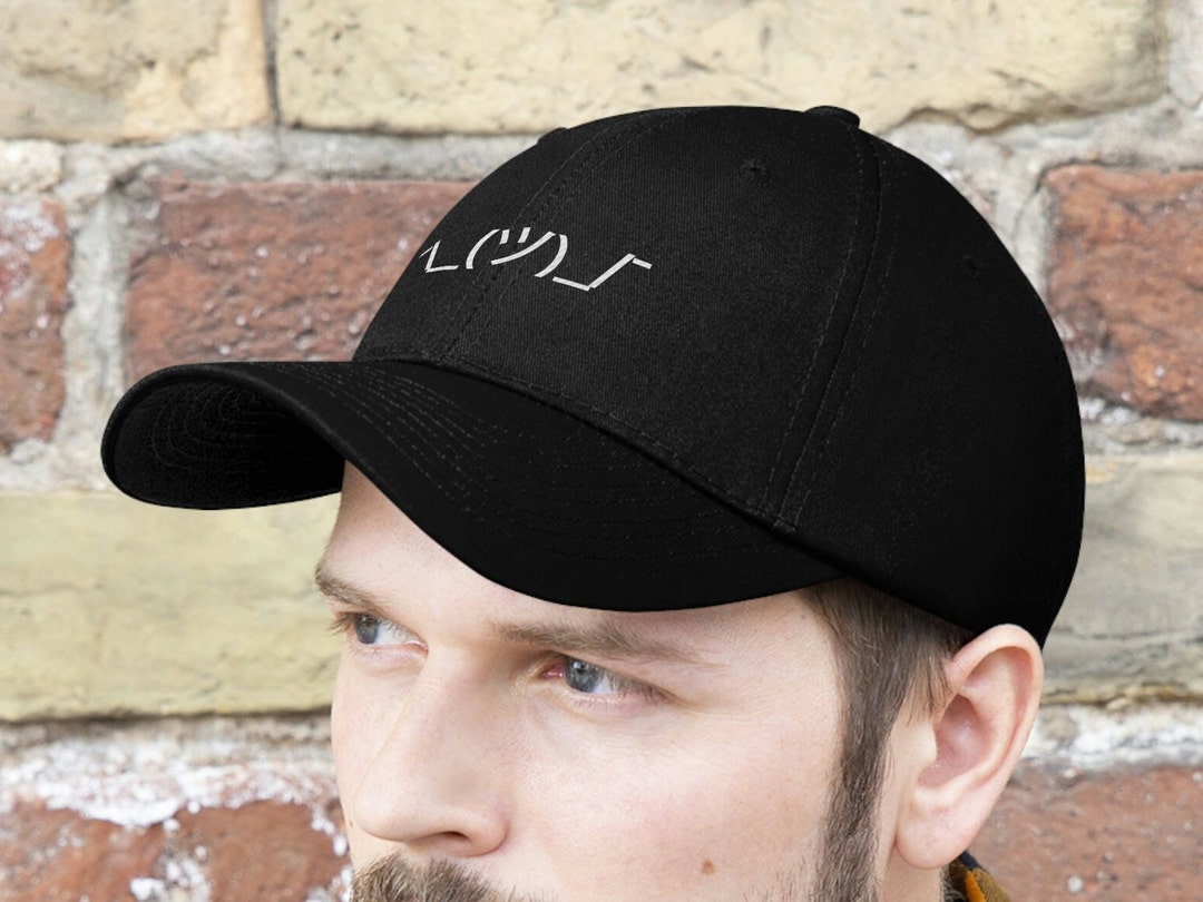 ASCII Shrug unisex Twill Hat the Great Shrug - Etsy