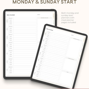 Grocery and Meal Planner Shopping List to Do Digital iPad - Etsy