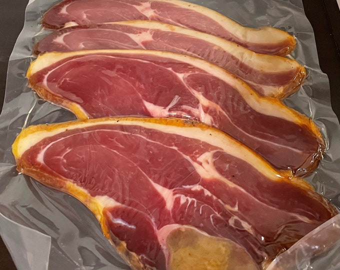 2 Lbs Smoked, Salted and Dry Cured Country Ham Slices (large Bone ...