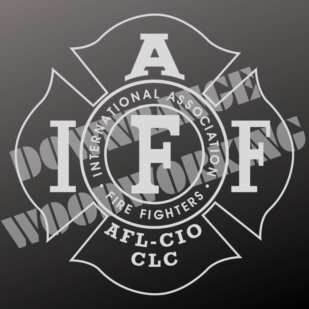 IAFF Firefighter Union Logo SVG - Etsy