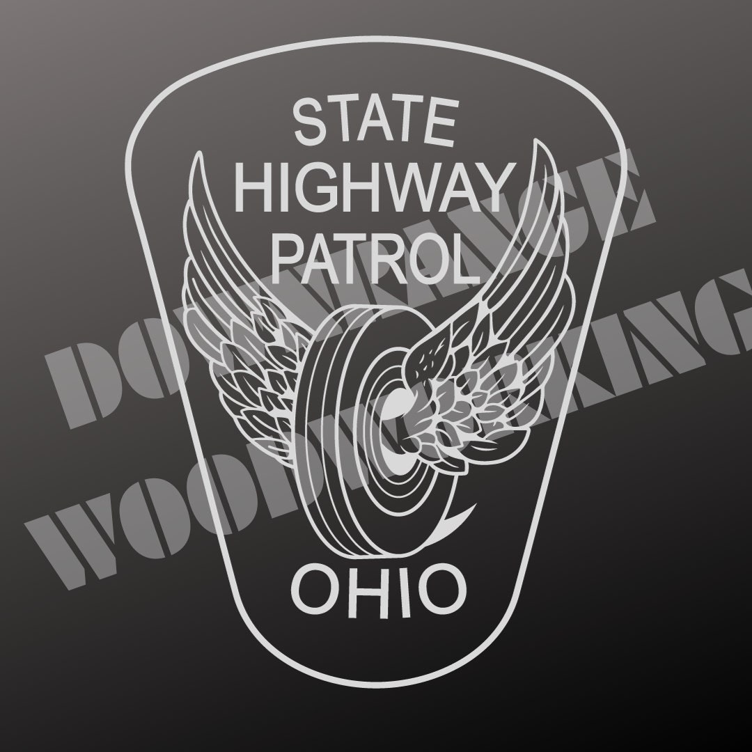 Ohio State Highway Patrol Patch SVG - Etsy