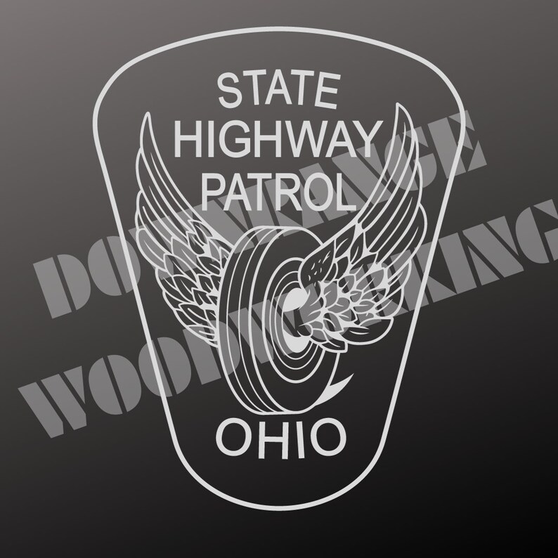 Ohio State Highway Patrol Patch SVG - Etsy