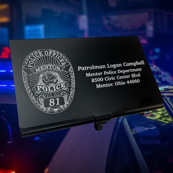 Police Card Holder - Etsy