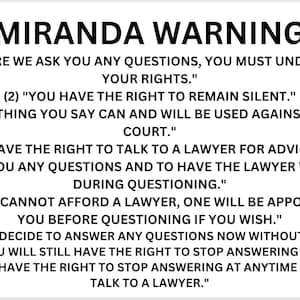 Miranda Warning/sfst SVG File - Etsy
