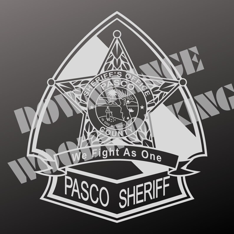 Pasco County Sheriff's Office SVG - Etsy