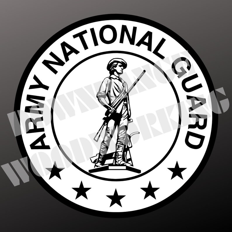 United States Army National Guard SVG Logo - Etsy