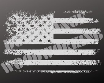 Distressed Flag SVG Cut File - Etsy
