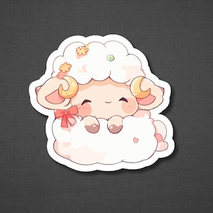 Cute Sheep Stickers, Sheep Sticker Set, Animal Sticker, Sheep Animal ...