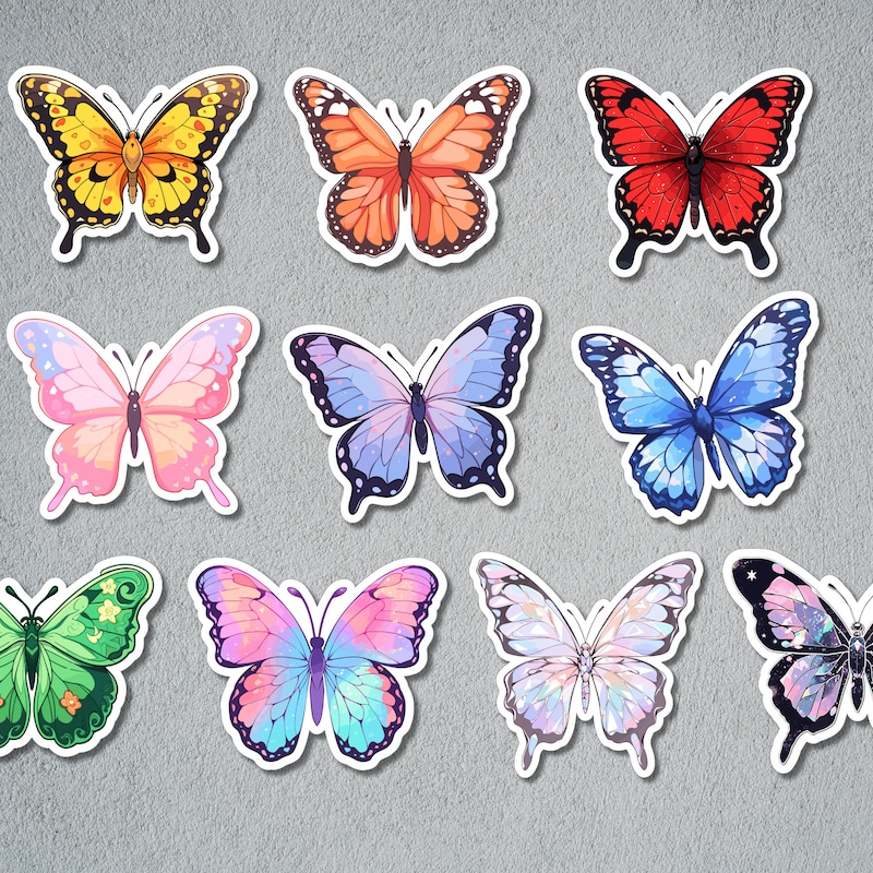 Butterfly Stickers - Etsy