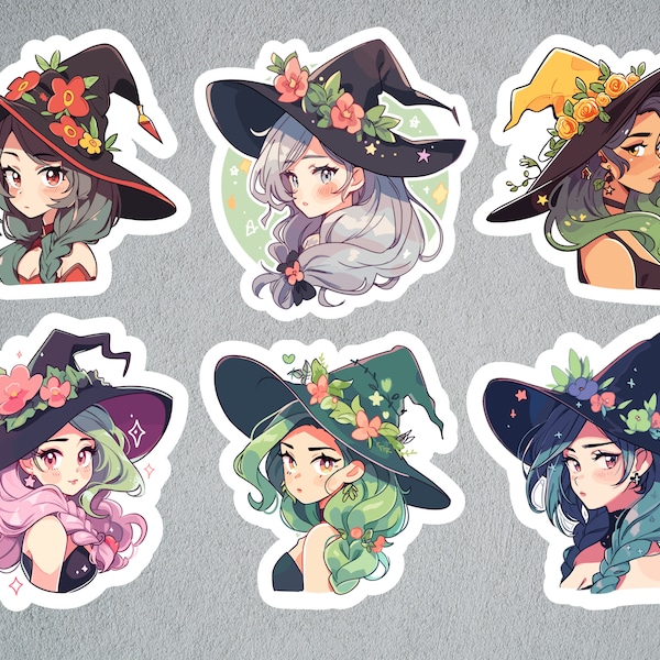 Witch Stickers - Etsy