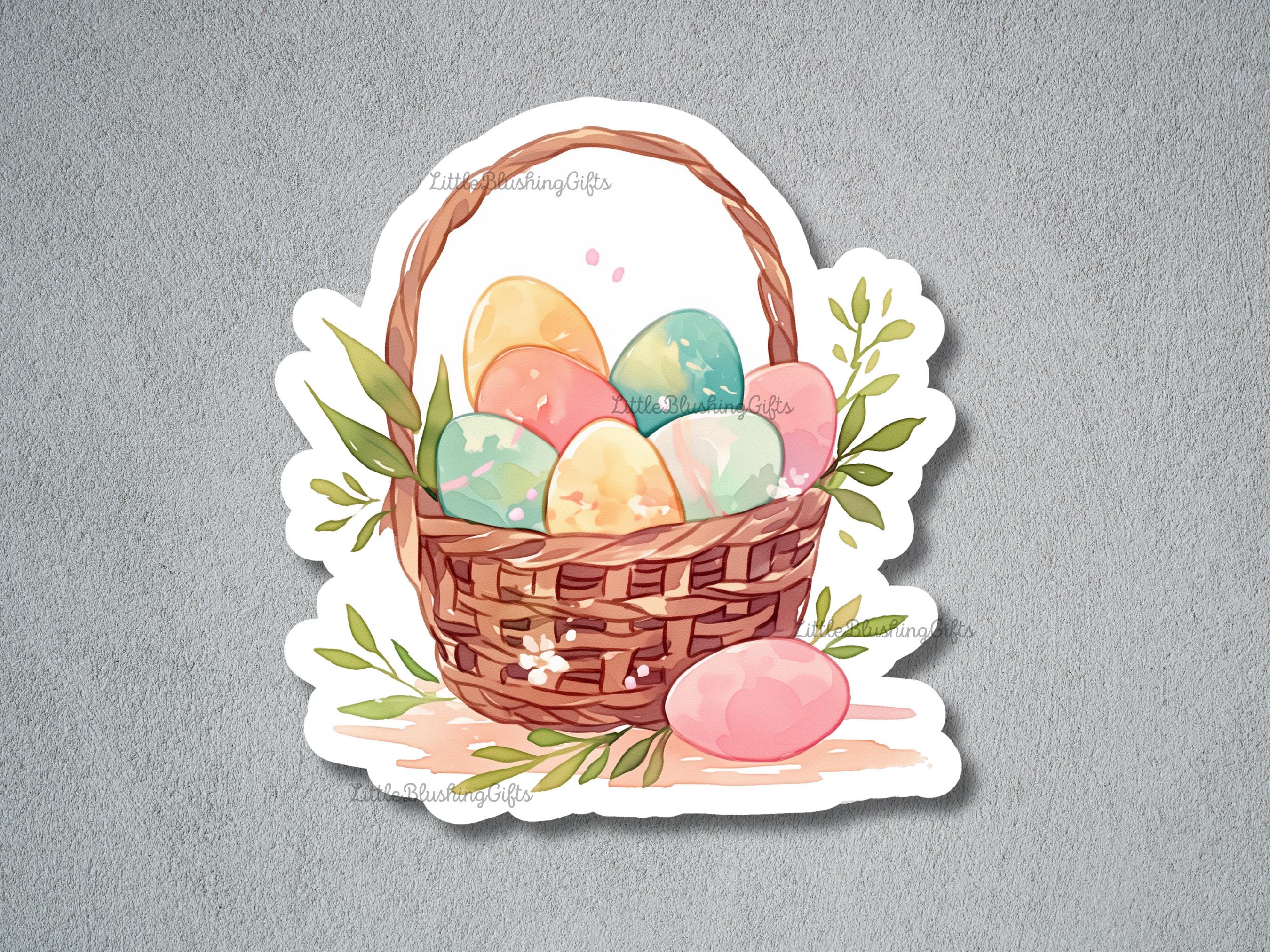 Cute Easter Stickers, Easter Bunny Sticker Set, Easter Sticker ...