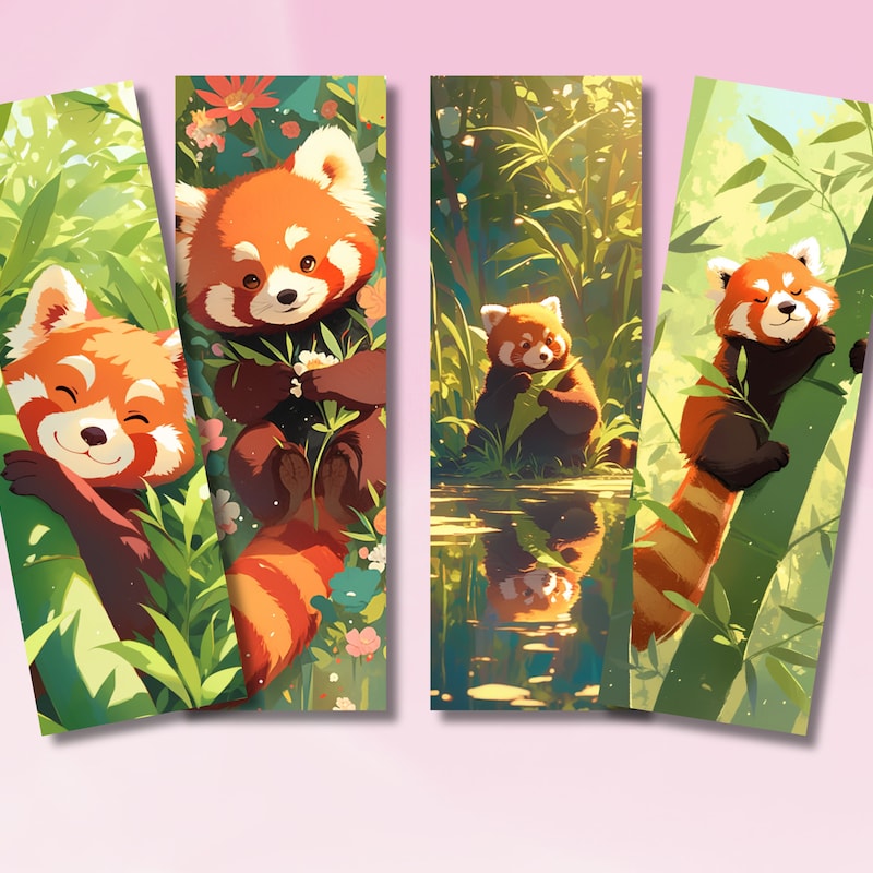 Panda Bookmark - Etsy