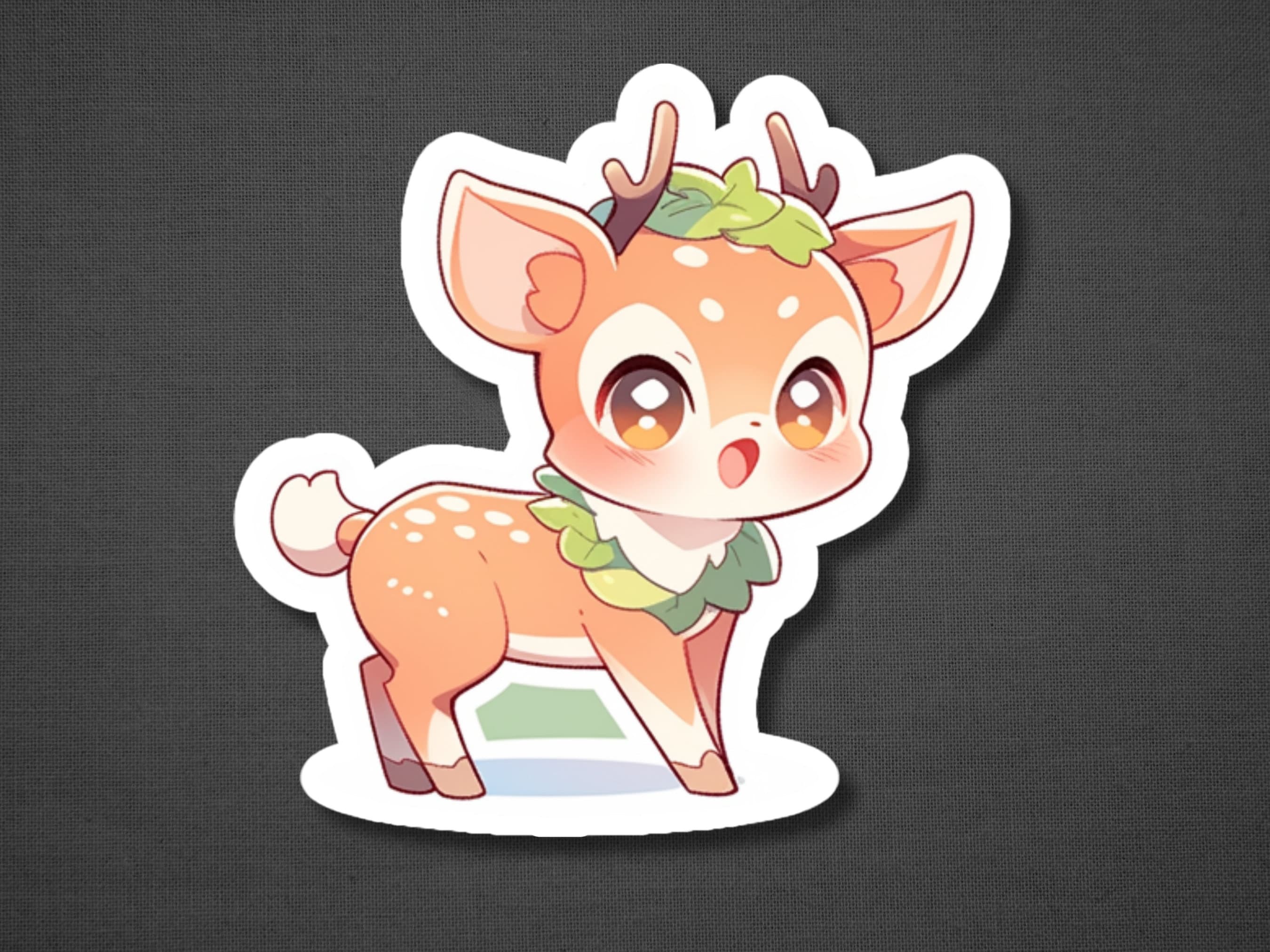 Cute Fawn Sticker Set, Sticker Set, Deer Sticker, Cute Adorable Fawn ...
