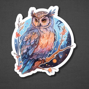 Cute Owl Stickers, Owl Sticker Set, Animal Sticker, Forest Animal ...