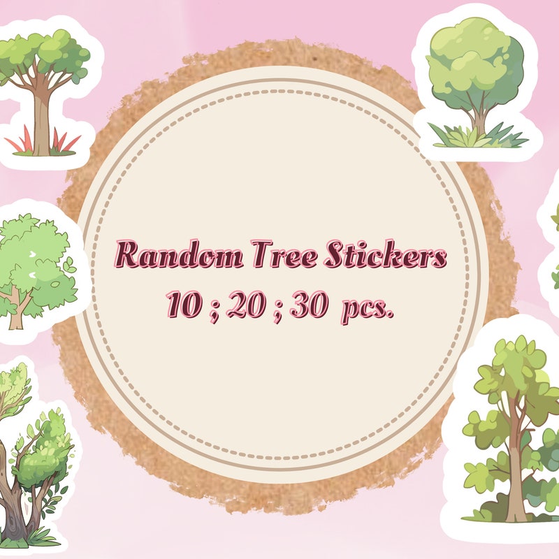 Tree Stickers - Etsy