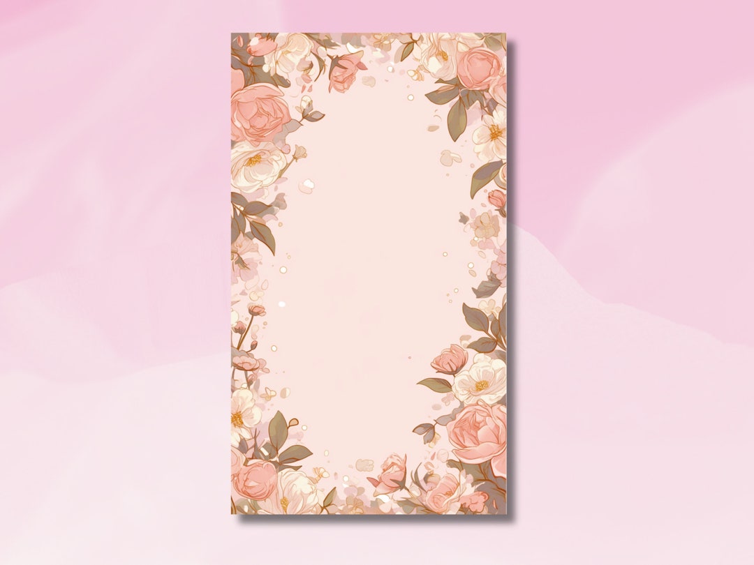 Cute Roses Notepad, Rose Notepad, Cute Flowers Notepad, Cute Floral ...