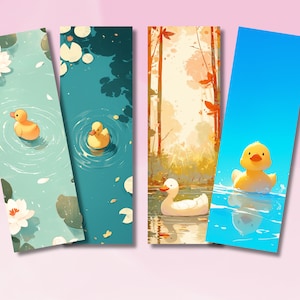 Cute Bookmark, Cute Ducks Bookmark, Ducks Bookmark, Bookmark Collection ...
