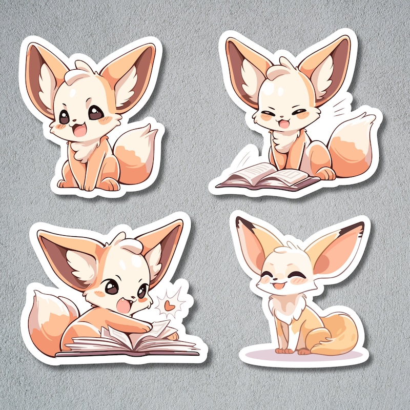 Fox Sticker - Etsy