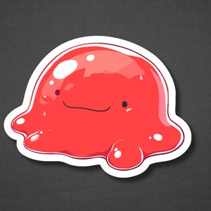 Cute Slime Sticker, Cute Slime, Colorful Slime Sticker, Slime Sticker ...